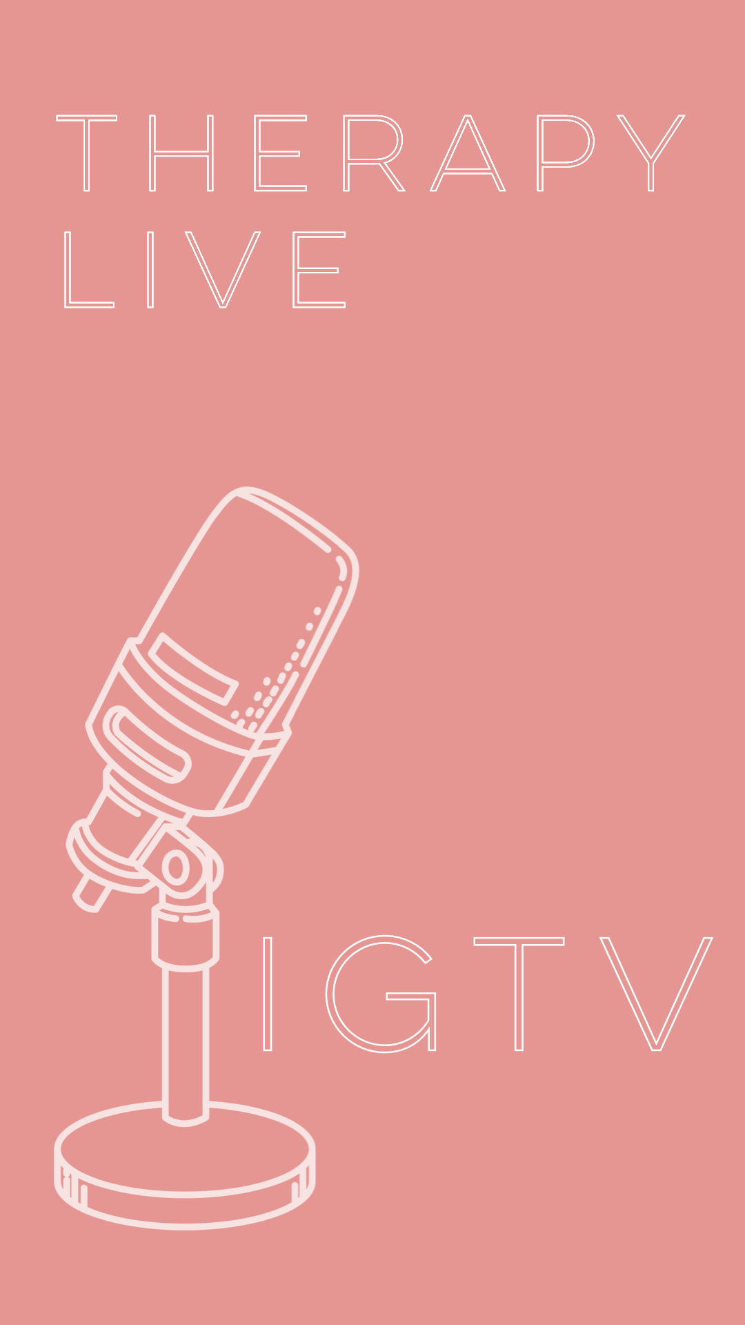 Instagram Live | Therapy Edition – Speech in The City